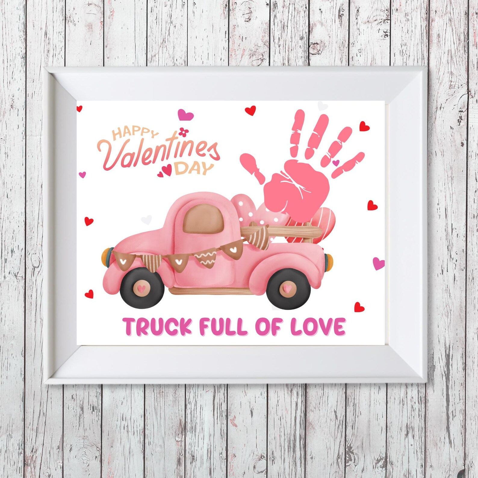 Valentines Day Handprint Art , Valentines Day Handprint Craft ...