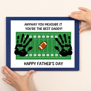 Father's Day Handprint Craft, Preschool Kids Baby Toddler Activity ...