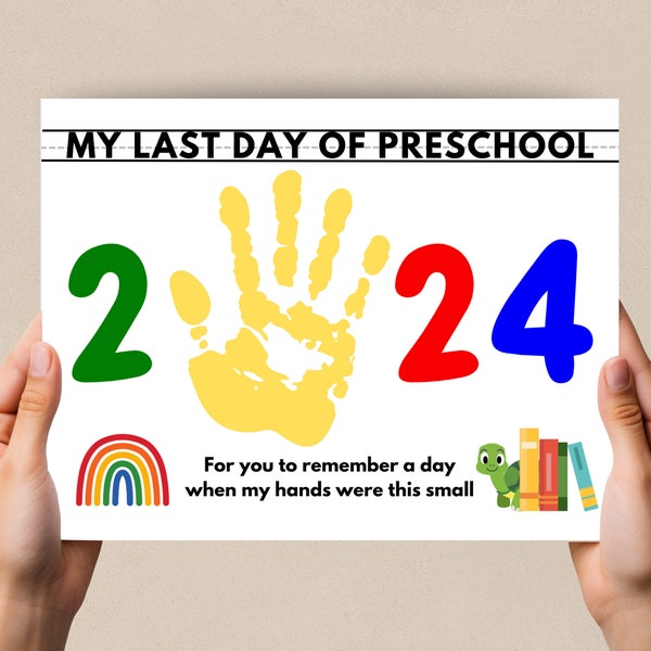 Last Day Preschool - Etsy