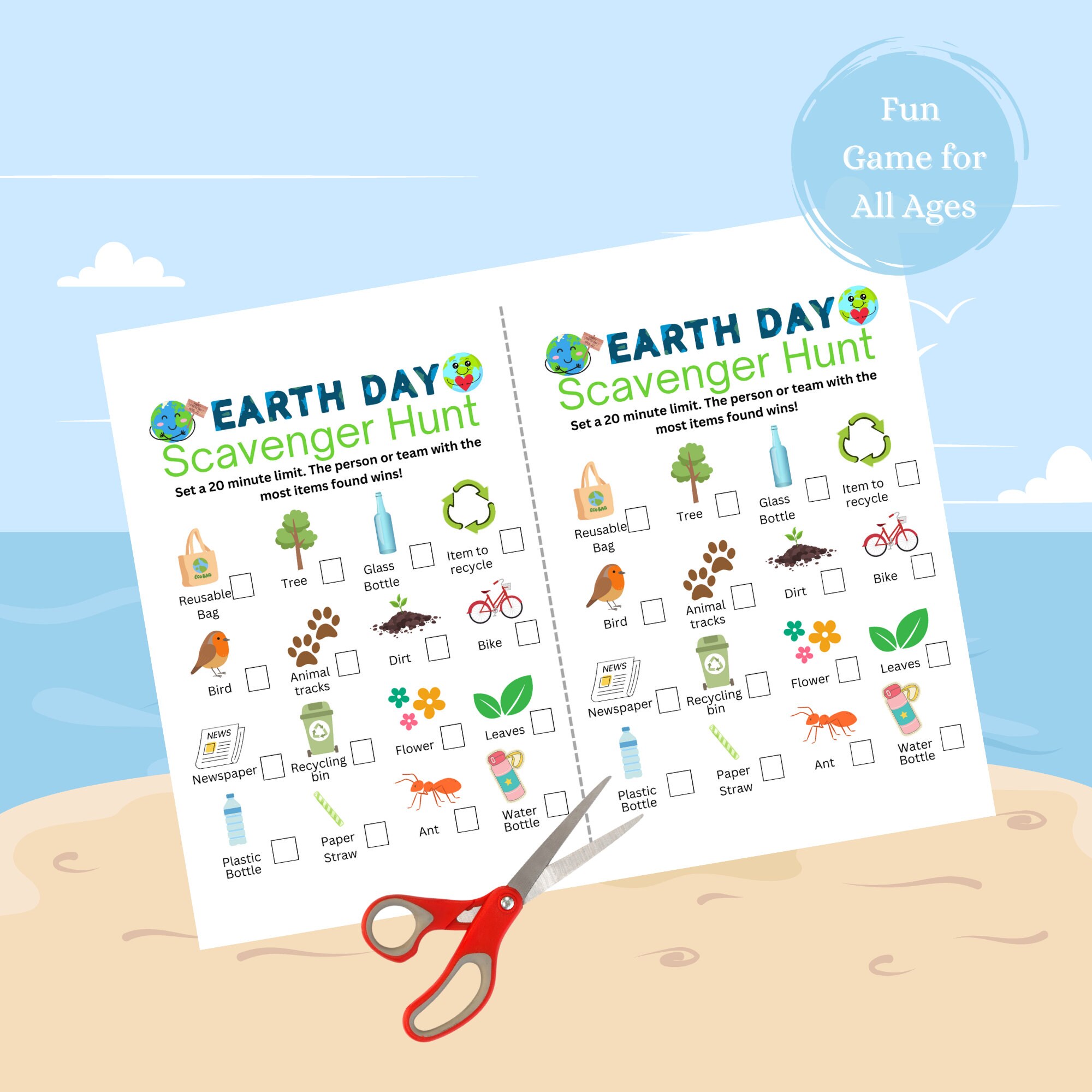 Earth Day Scavenger Hunt, Earth Day Classroom Activity, Youth Group ...