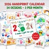 2025 German Handprint Art Calendar: DIY Kid's Memory Book (PDF) - Etsy ...