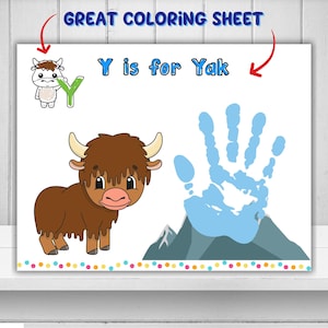 Handprint Alphabet Book Bundle, Handprint Craft, Printable Activity for ...