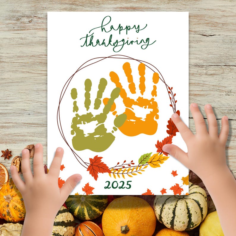 Thanksgiving Handprint Art Thanksgiving Handprint Craft, Toddler ...