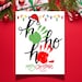 Christmas Handprint Craft, Handprint Art, Ho Ho Ho, Preschool Activity ...