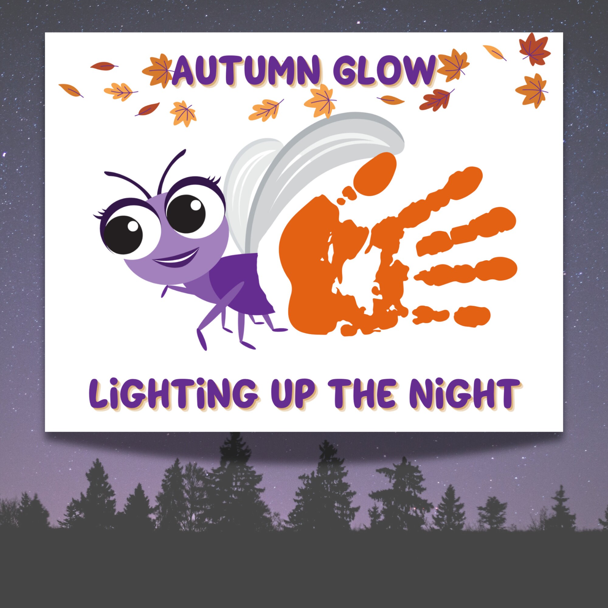 Fall Handprint Art, Craft Activity for Toddler Baby Kids, Preschool ...