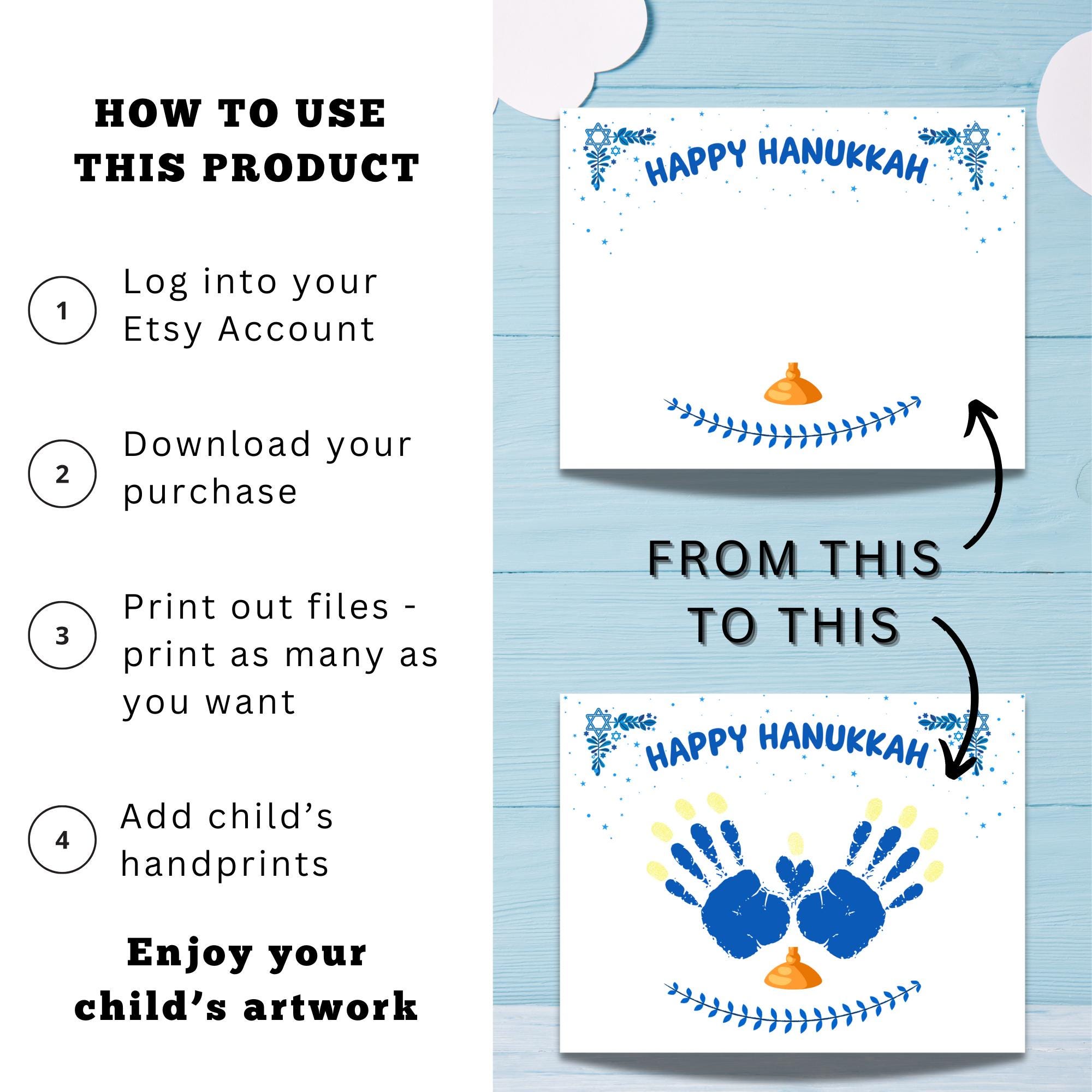 Hanukkah Handprint Craft, Handprint Art, Hanukkah Menorah, Preschool ...