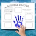 5 Finger Prayer Handprint Art, Sunday School Activity, Grow in Christ ...