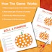 Roll a Pumpkin Game, Printable Game for Kids, Fall Party, Candy Game ...