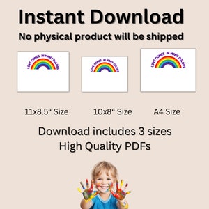 LGBTQ Handprint Art, Handprint Craft Love Comes in Many Colors LGBT ...