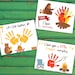 Camping Handprint Craft Bundle, Summer Handprint Art, Printable ...