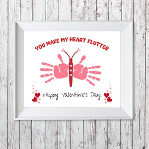Valentine's Handprint Art , Valentine's Handprint Craft, Handprint ...