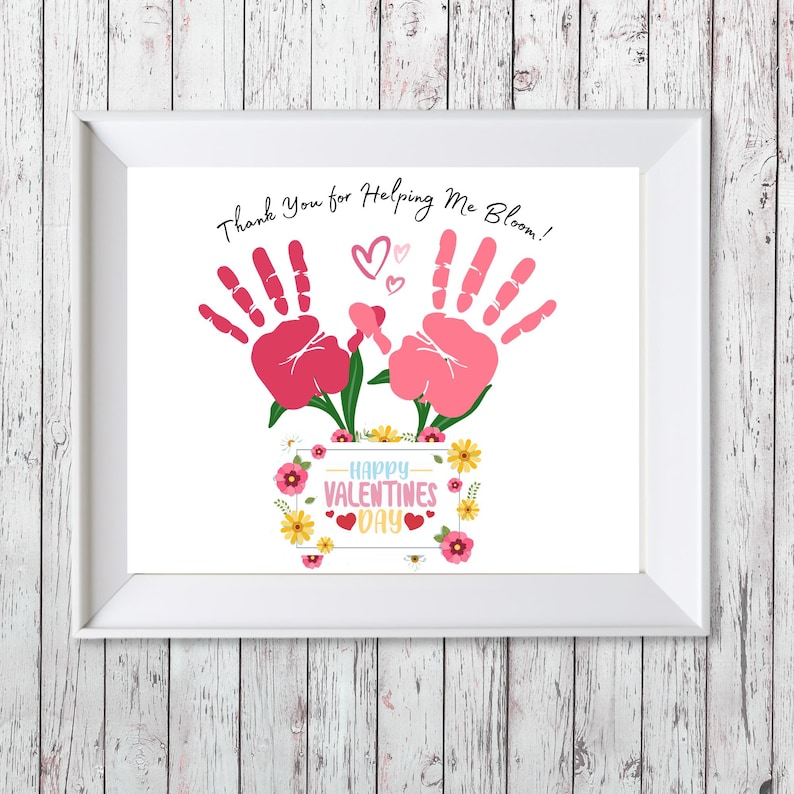 Valentines Day Handprint Art , Valentines Day Handprint Craft ...
