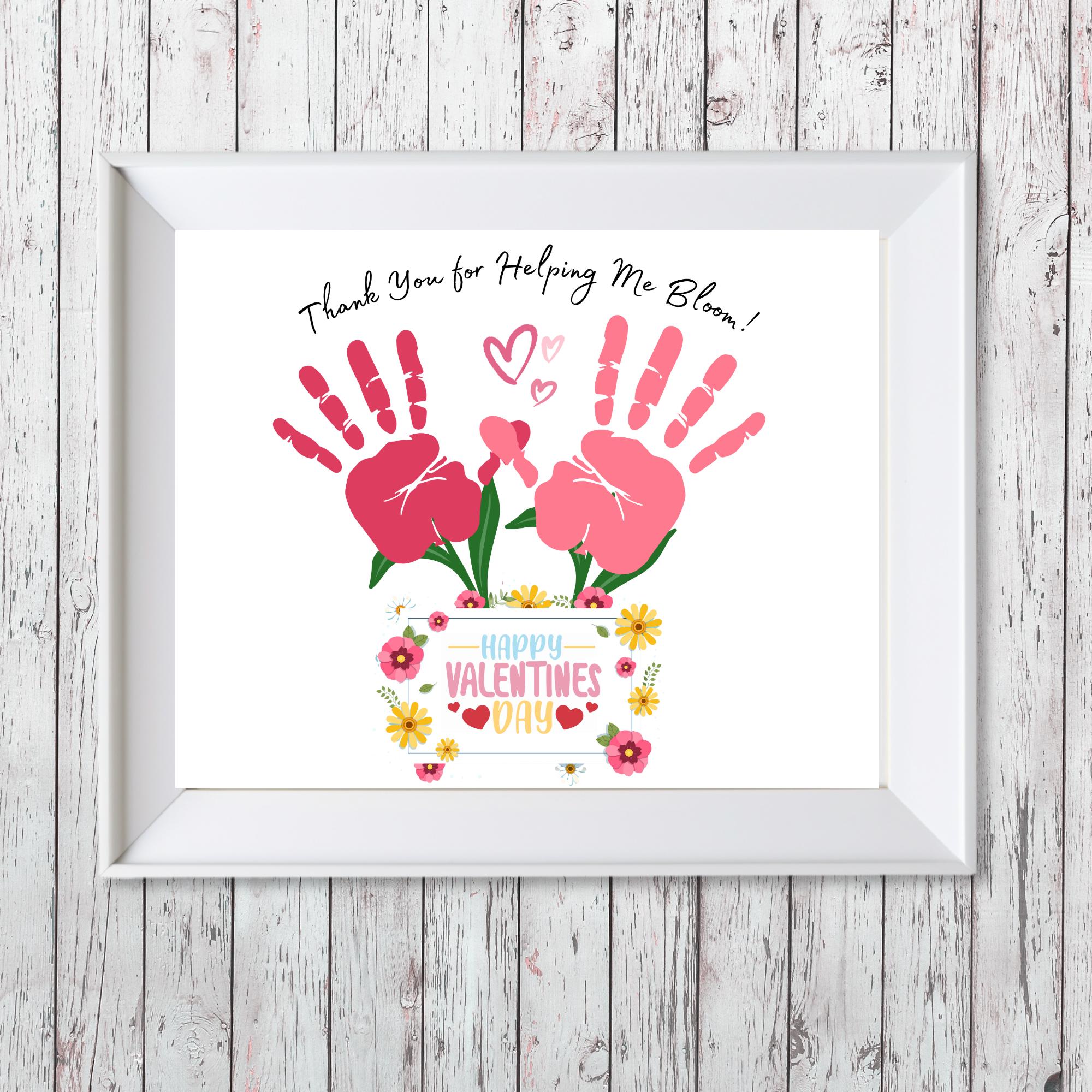 Valentines Day Handprint Art , Valentines Day Handprint Craft ...