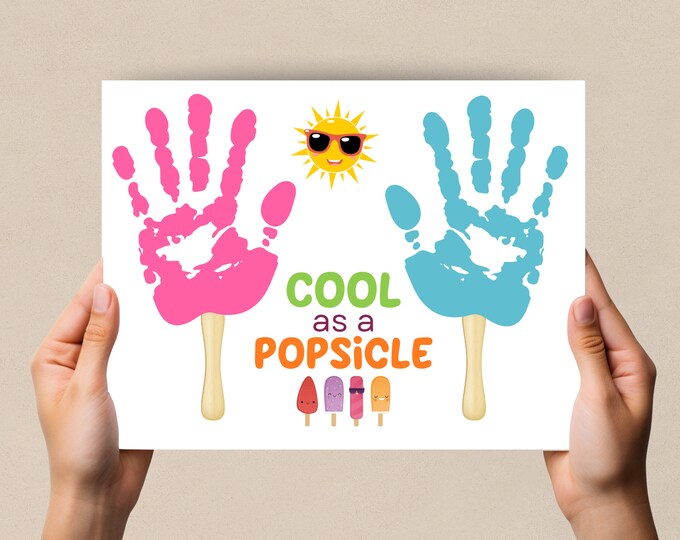 Spring Handprint Craft, Spring Handprint Art, Handprint Activity, Baby ...
