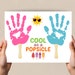 Summer Handprint Art, Preschool Activity for Babies, Toddlers, Kids ...