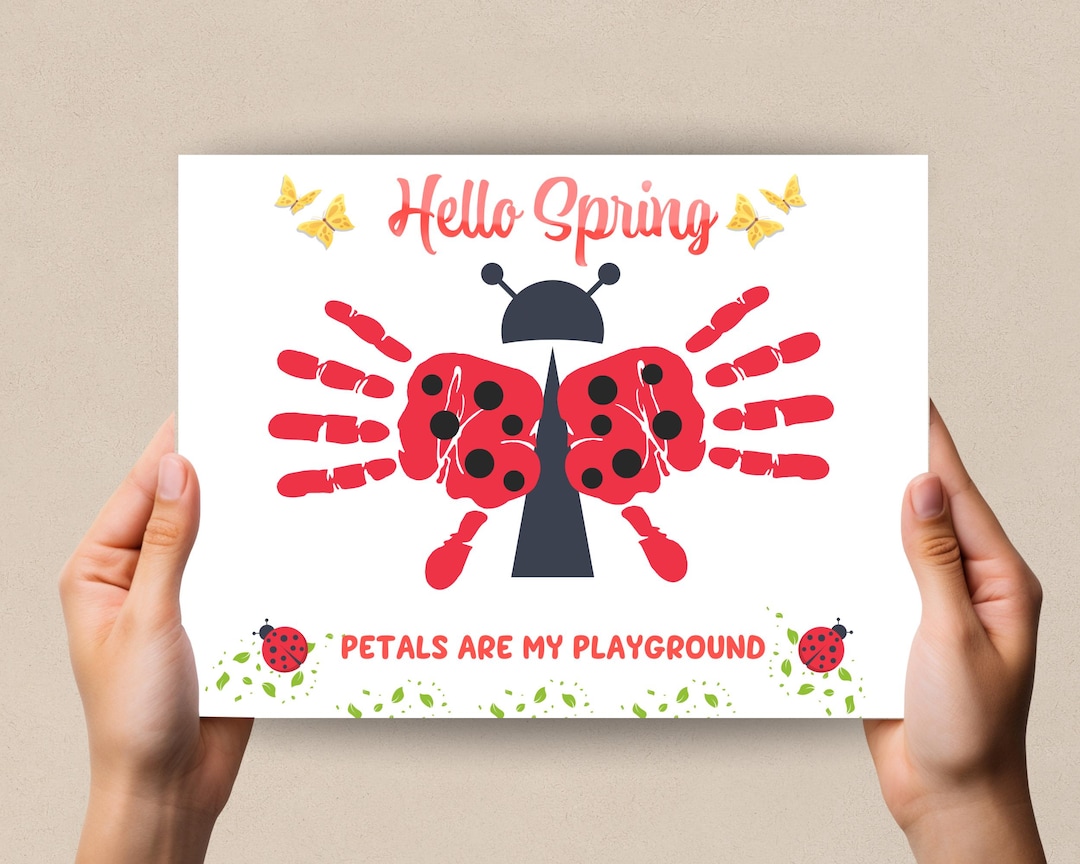 Spring Handprint Craft, Spring Handprint Art, Handprint Activity ...