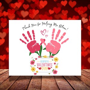 Valentines Day Handprint Art , Valentines Day Handprint Craft ...