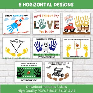 Father's Day Handprint Craft, Handprint Art, Toddler Handprint ...