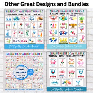 Father's Day Handprint Craft, Preschool Activity, Toddler Handprint ...