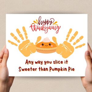 Thanksgiving Handprint Craft, Preschool Activity Baby Toddler ...