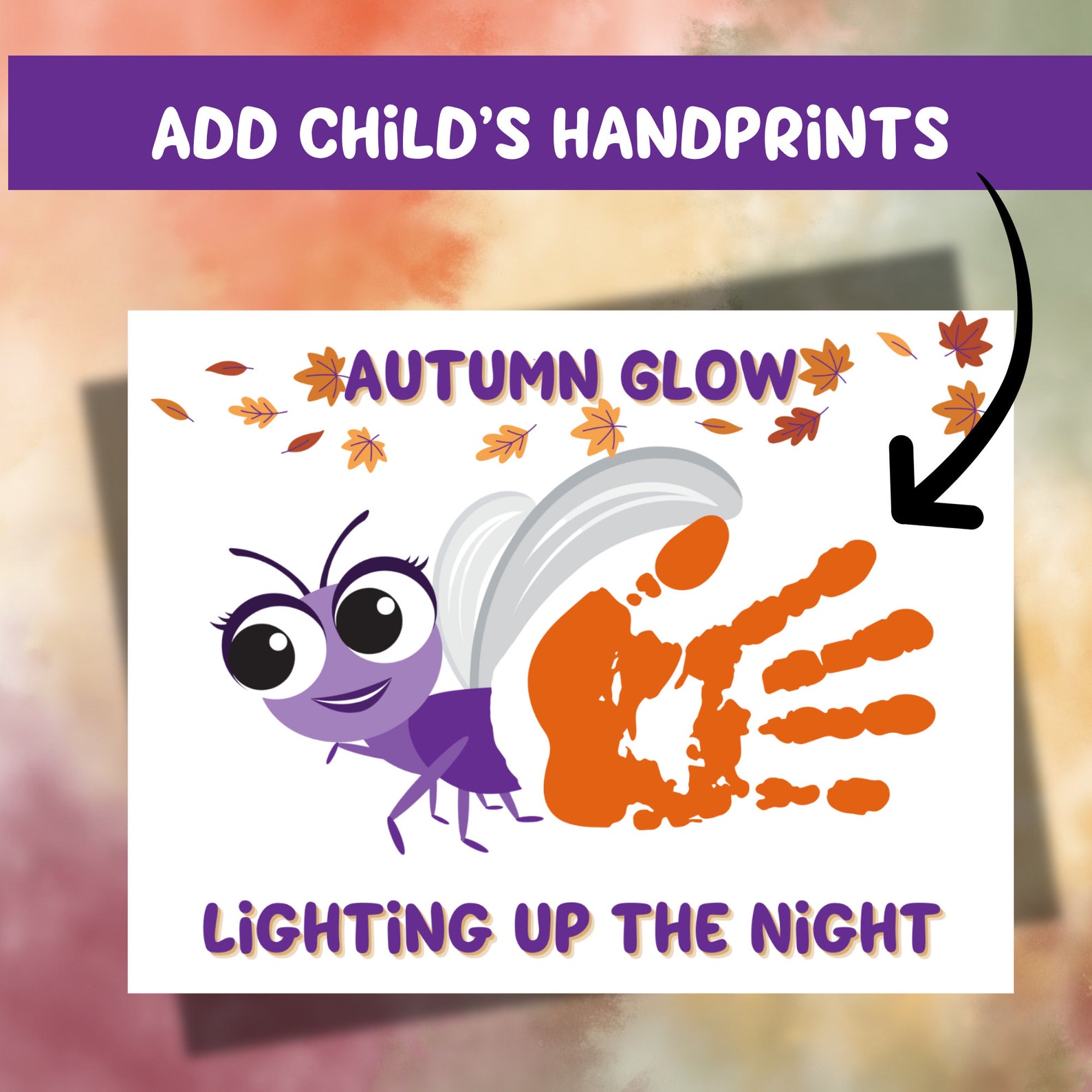 Fall Handprint Art, Craft Activity for Toddler Baby Kids, Preschool ...
