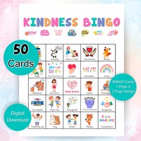 Printable Kindness Bingo, Instant Download - Etsy