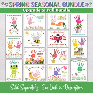Spring Handprint Craft, Spring Handprint Art, Handprint Activity ...