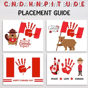 Canada Day Handprint Bundle, Handprint Craft, Preschool Handprint ...