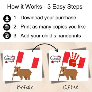 Canada Day Handprint Bundle, Handprint Craft, Preschool Handprint ...