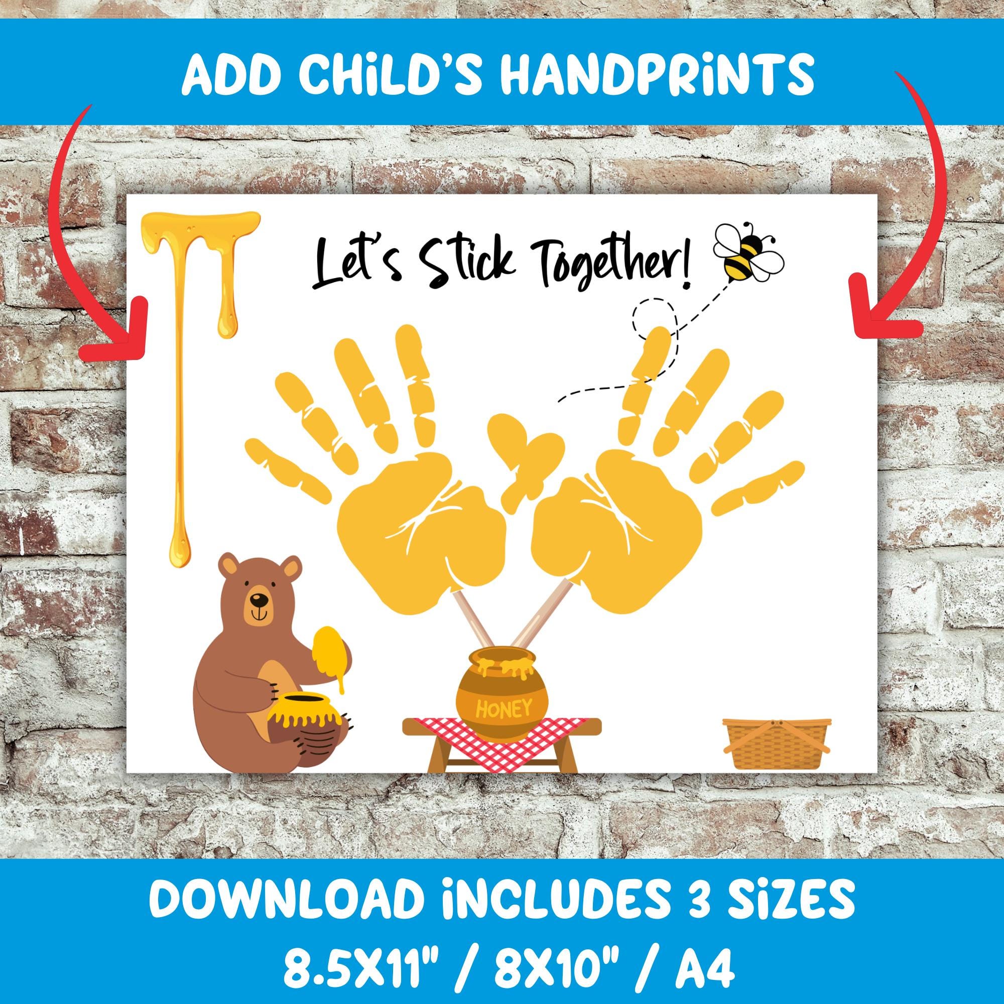 Camping Handprint Craft Bundle, Summer Handprint Art, Printable ...