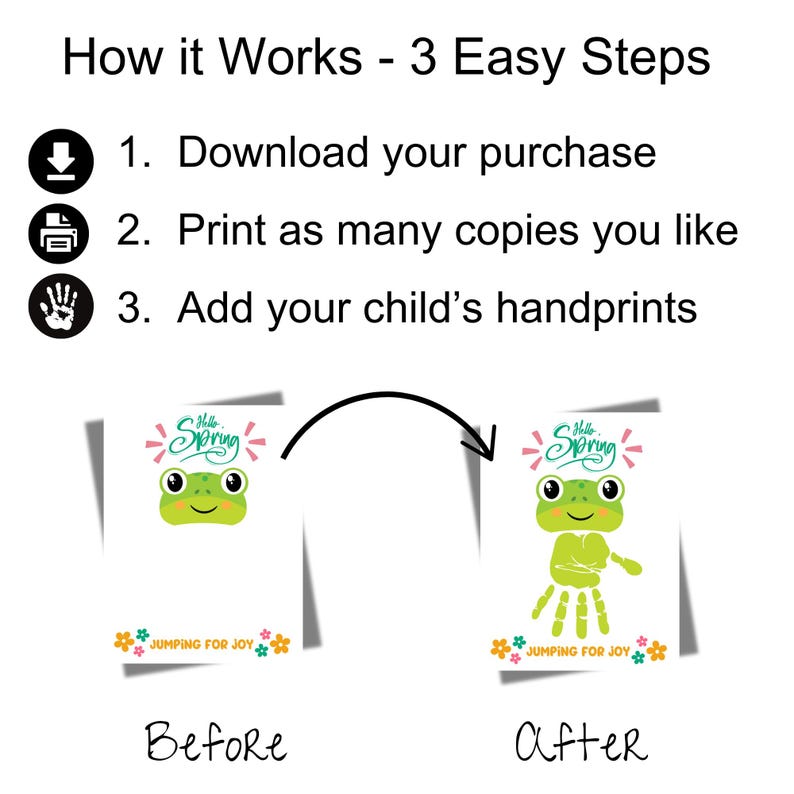 Spring Handprint Craft, Spring Handprint Art, Toddler Handprint ...