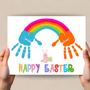 Easter Handprint Craft, Handprint Art, Easter Easy Handprint Gift ...