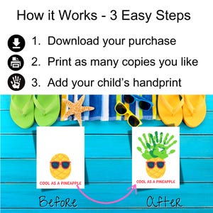 Summer Handprint Craft, Handprint Art, Pineapple Handprint, Baby ...