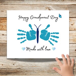 Grandparent's Day Handprint Art Handprint Craft, Preschool Activity ...