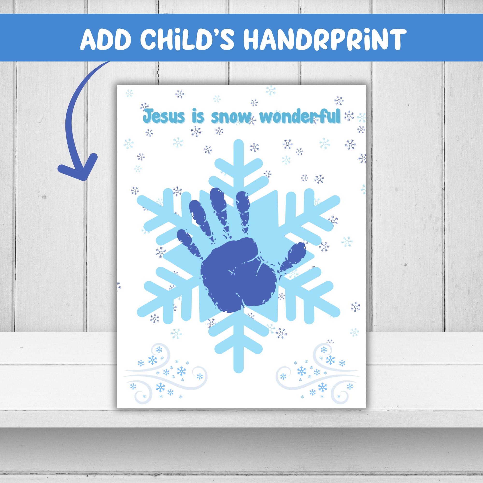 Holiday Handprint Craft, Christmas Handprint Activity, Sunday School ...