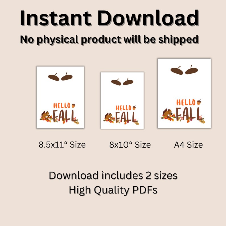 Fall Handprint Art, Acorn Handprint Craft, Preschool Activity for ...