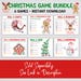 Roll a Santa Game, Printable Holiday Game, Christmas Party, Candy Game ...