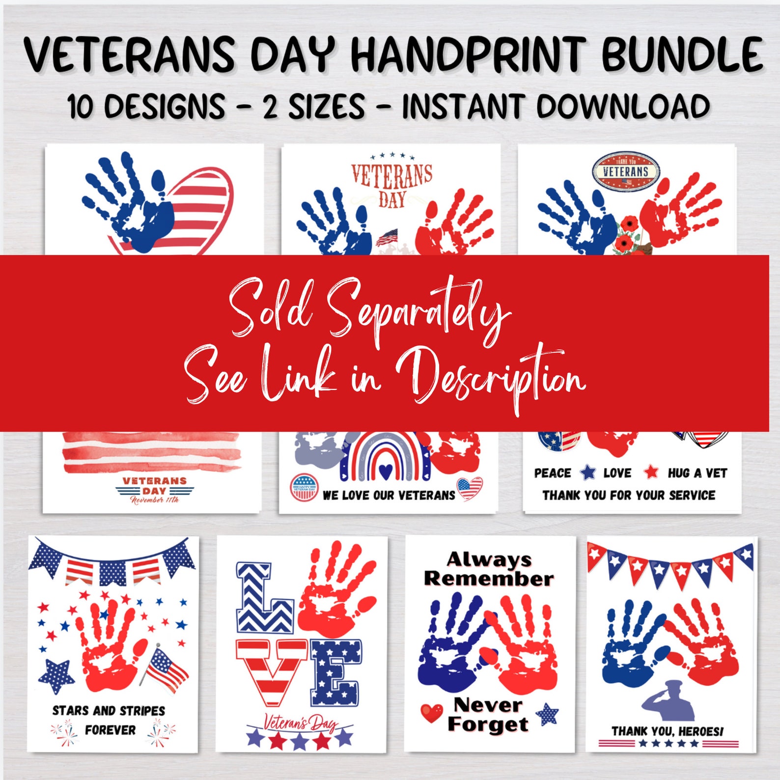 Veterans Day Handprint Art, Veterans Day Craft, Baby Toddler Craft ...
