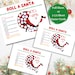 Roll a Santa Game, Printable Holiday Game, Christmas Party, Candy Game ...
