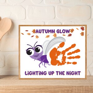 Fall Handprint Art, Craft Activity for Toddler Baby Kids, Preschool ...