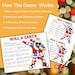 Roll a Santa Dice Game, Printable Holiday Game, Christmas Party, Candy ...