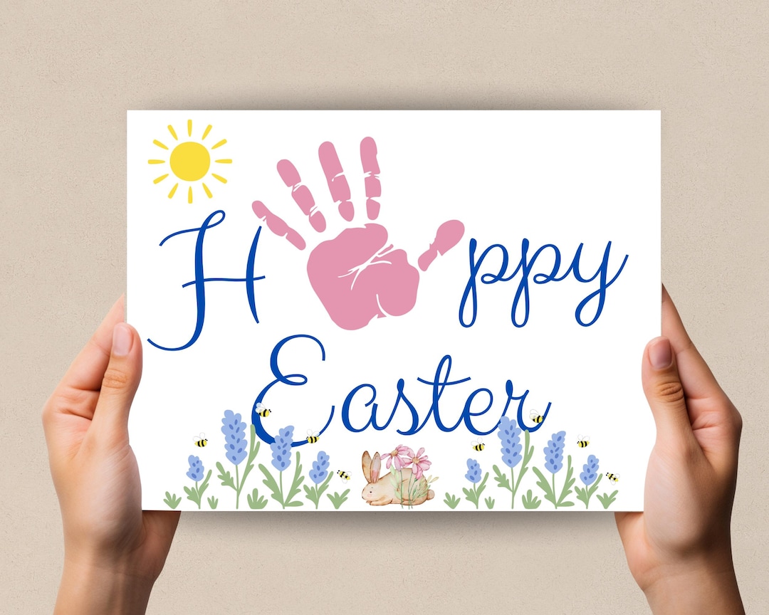 Easter Handprint Craft, Handprint Art, Toddler Handprint, Easter Easy ...