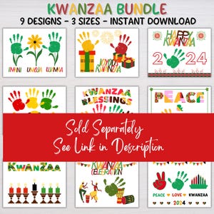 Kwanzaa Handprint Craft, Kwanzaa Handprint Art, Handprint Activity ...