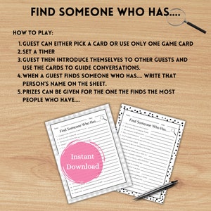Adult Scavenger Hunt, Find Someone Who… Ice Breaker Game. Great for ...