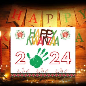 Kwanzaa Handprint Craft, Kwanzaa Handprint Art, Handprint Activity ...