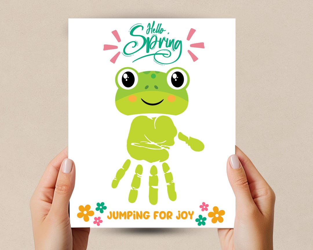 Spring Handprint Craft, Spring Handprint Art, Toddler Handprint ...