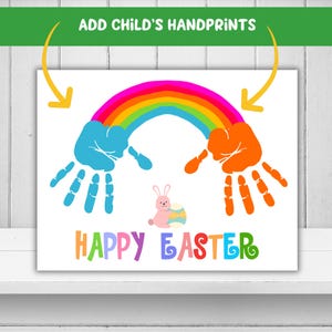 Easter Handprint Craft, Handprint Art, Easter Easy Handprint Gift ...