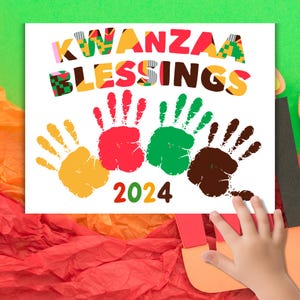 Kwanzaa Handprint Craft, Kwanzaa Handprint Art, Handprint Activity ...
