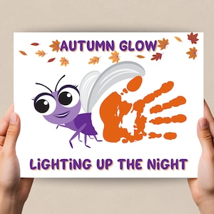 Fall Handprint Art, Craft Activity for Toddler Baby Kids, Preschool ...