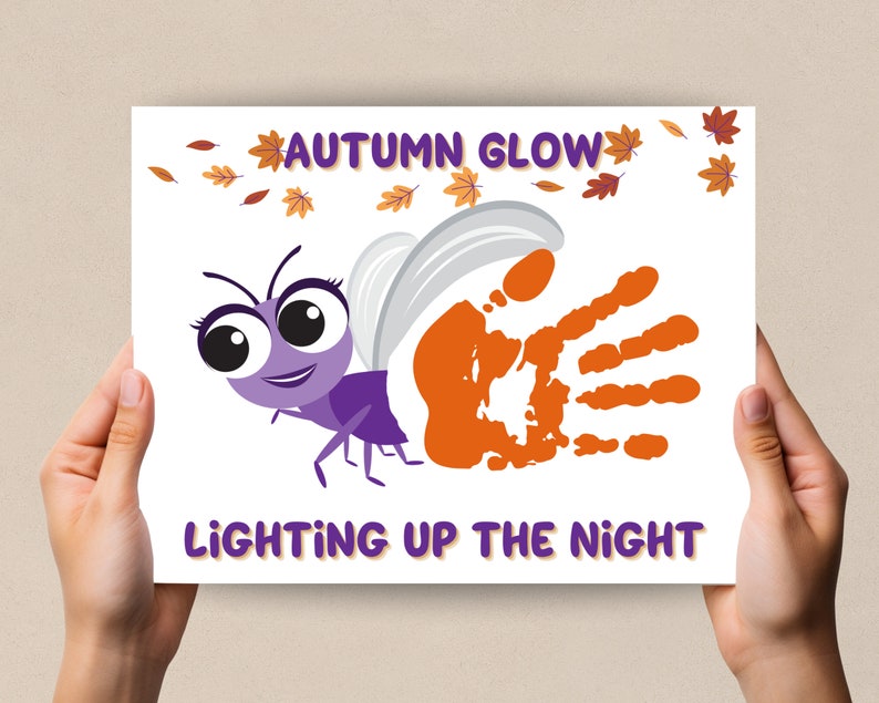 Fall Handprint Art, Craft Activity for Toddler Baby Kids, Preschool ...